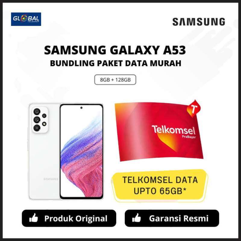 Jual Samsung Galaxy A53 5G Smartphone [8/128GB] Bundling Paket Data ...