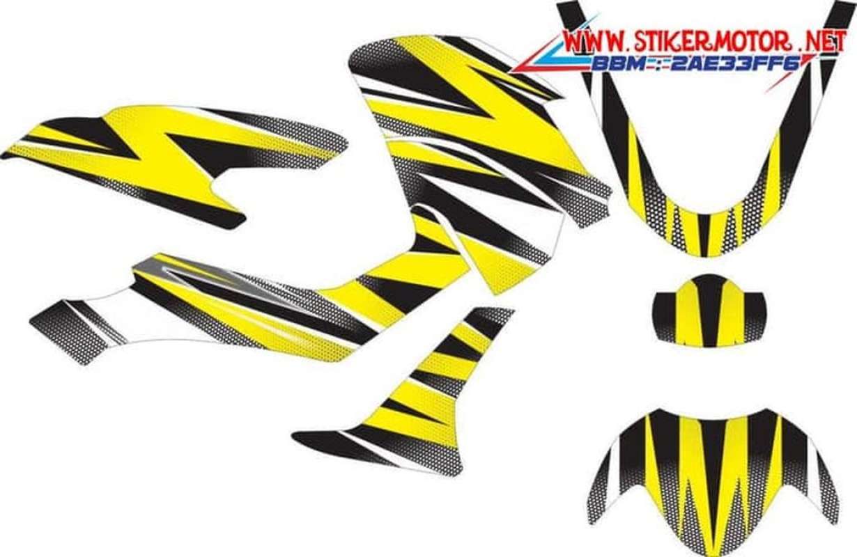 Jual Master Decal Striping Stiker Motor Yamaha Nmax Mm Yellow Spec B di ...