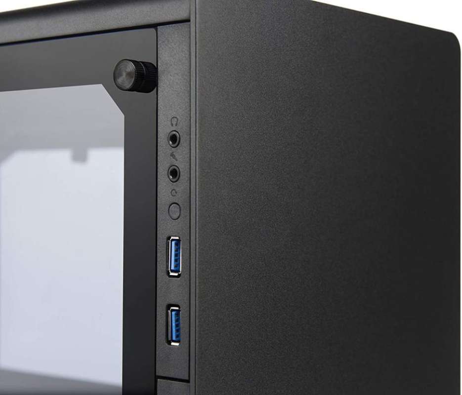 Jual Magnium Gear Neo Micro Black Tempered Glass Micro M.atx Computer ...