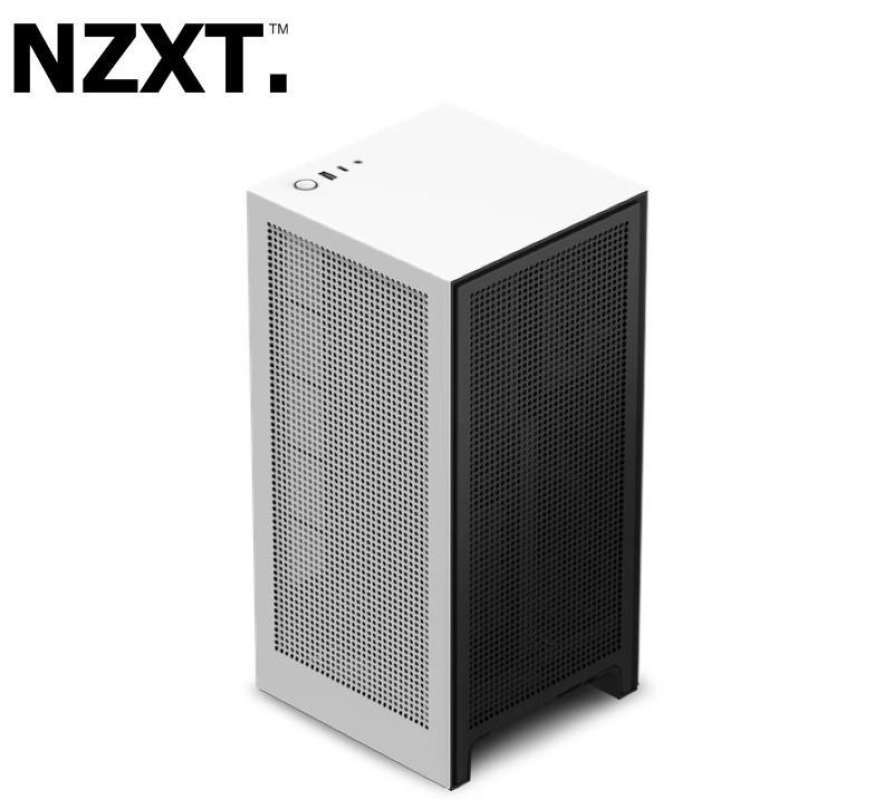 Jual Nzxt H1 White Mini Itx Case With Psu , Aio Cooler , Vga Riser Card ...