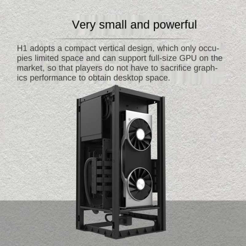 Jual Nzxt H1 White Mini Itx Case With Psu , Aio Cooler , Vga Riser Card ...