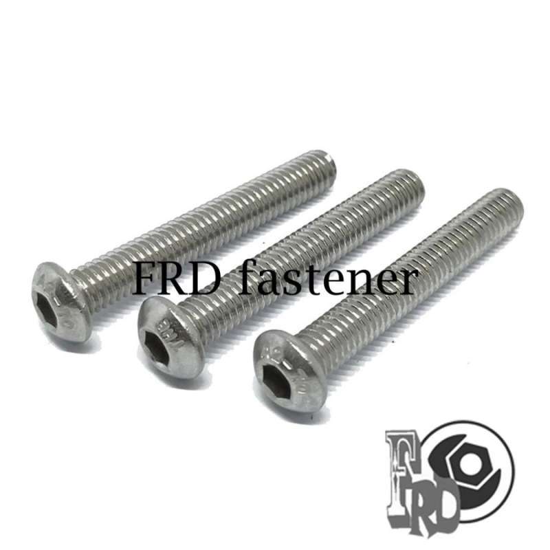 Jual BAUT L BUTTON HEAD M8 DRAT 8 MM PITCH 1.25MM KUNCI L 5 STAINLESS STEEL di Seller FRD ...