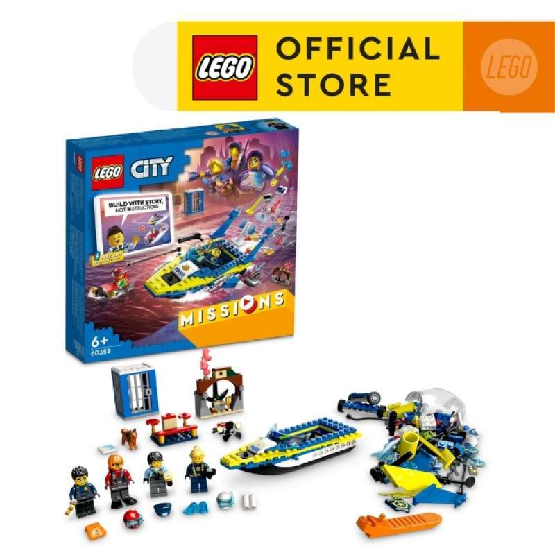 Jual Lego® City 60355 Water Police Detective Missions Building Kit Di ...
