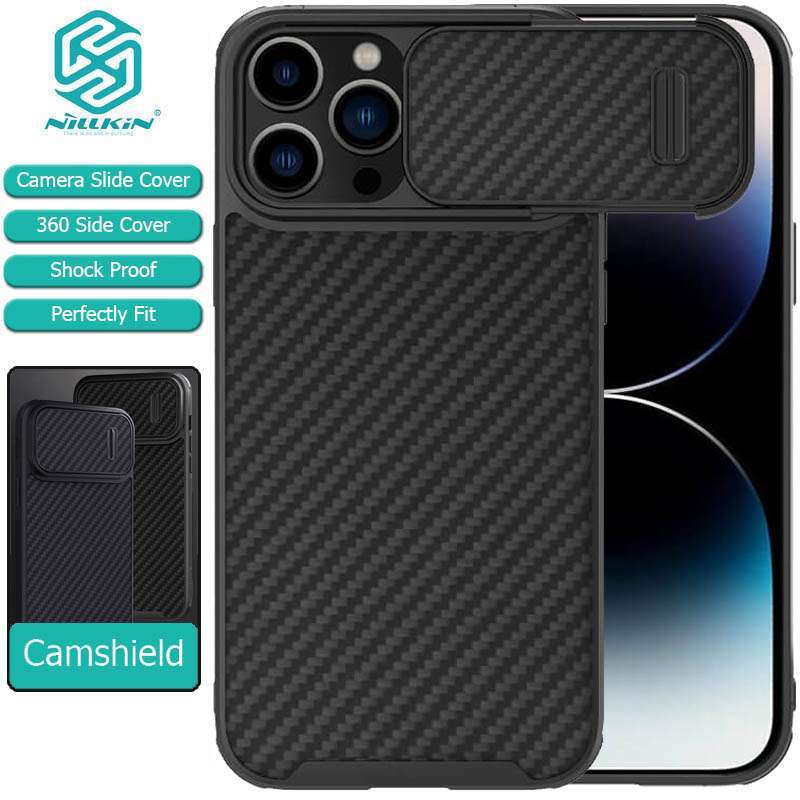 Jual Nillkin Camshield Synthetic Case iPhone 14 Pro Max - Casing ...