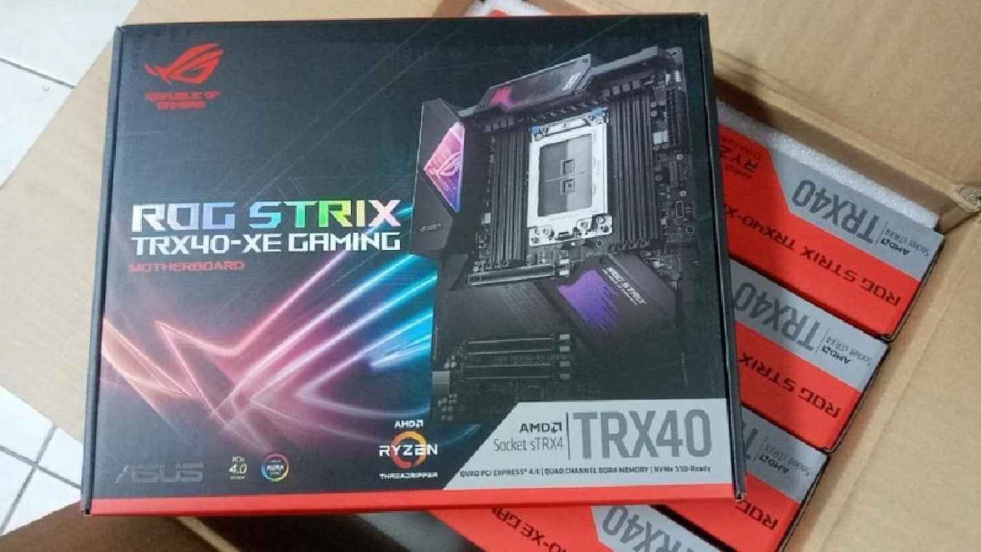 Jual ASUS STRIX TRX40-XE GAMING WIFI AMD Ryzen Threadripper sTRX4 Gen ...