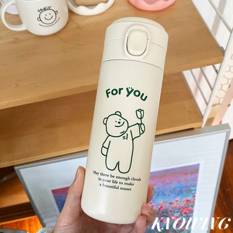 Jual TUMBLER STAINLESS CUTE KOREA STYLE CUTE TAHAN DINGIN PANAS di ...