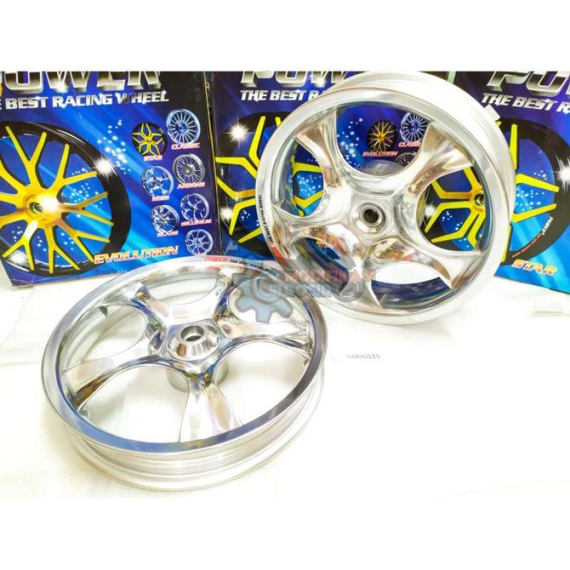 Jual Velg Racing Tapak Lebar Power Vario 125 / 150 Rose Chrome Original ...