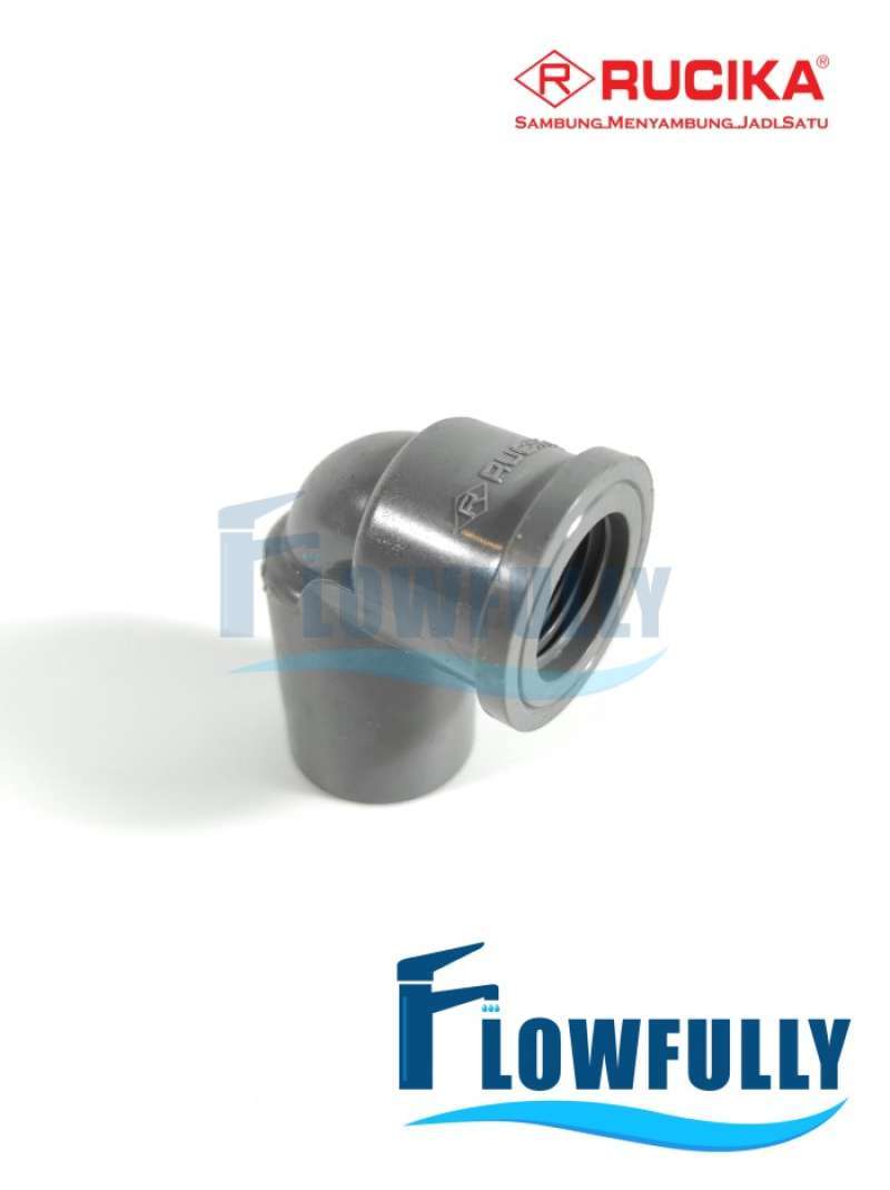 Jual FAUCET ELBOW AW 1/2 inch RUCIKA KNEE KNIE DRAT DALAM TS PVC di Seller flowfully - Kupang ...