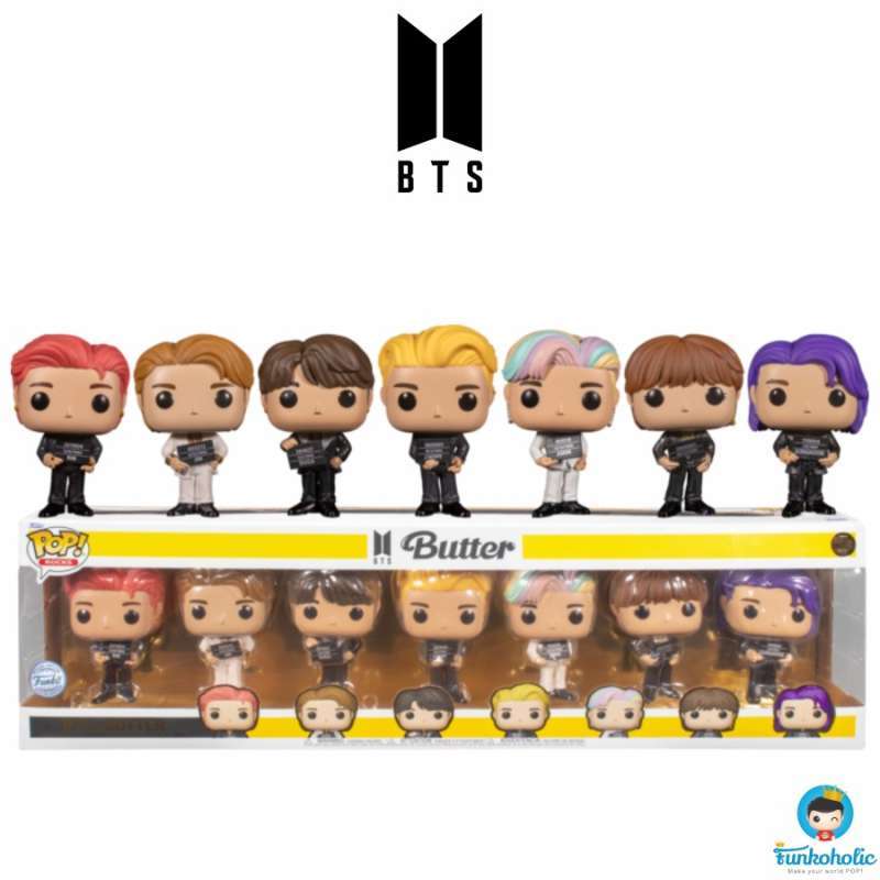 Jual Funko POP! Rocks BTS (Bangtan Boys) - Butter (7-Pack) [Exclusive] di Seller FUNKOHOLIC ...