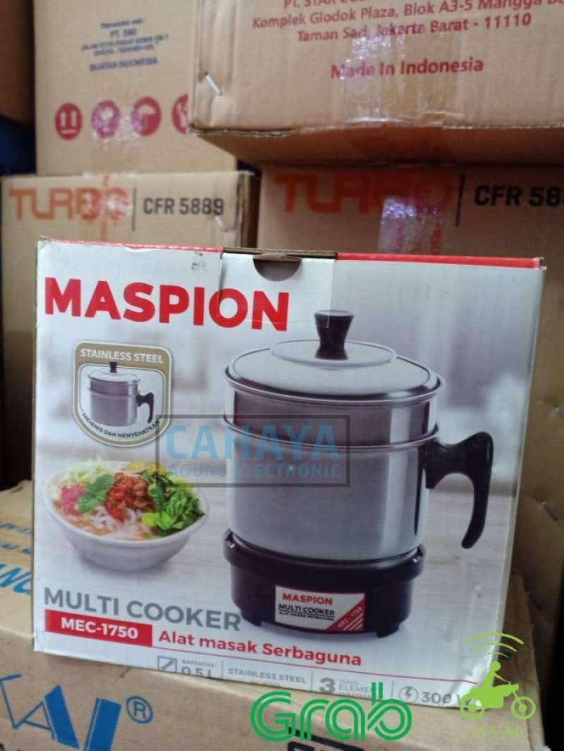 Jual Multicooker Maspion Elektrik - MEC1750 - Gosend Grab di Seller ...