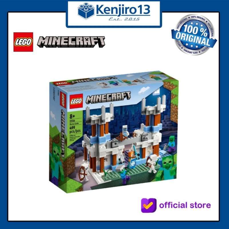 Jual Lego Minecraft 21186 The Ice Castle di Seller Kenjiro13 - Kota ...