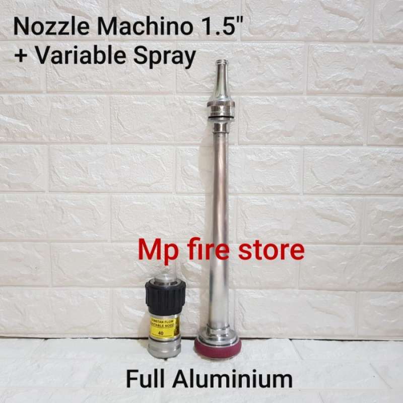 Promo Fire Jet Nozzle Machino 1.5 In Pemadam Full Aluminium + Variable ...