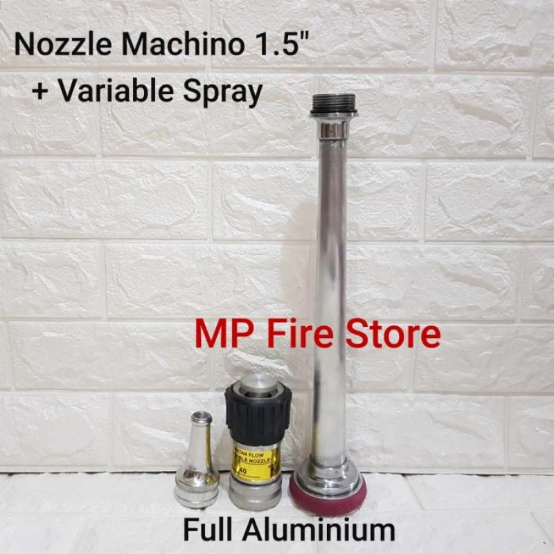 Promo Fire Jet Nozzle Machino 1.5 In Pemadam Full Aluminium + Variable ...