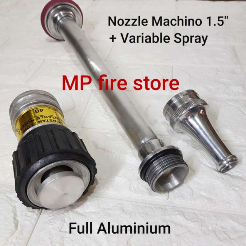 Promo Fire Jet Nozzle Machino 1.5 In Pemadam Full Aluminium + Variable ...