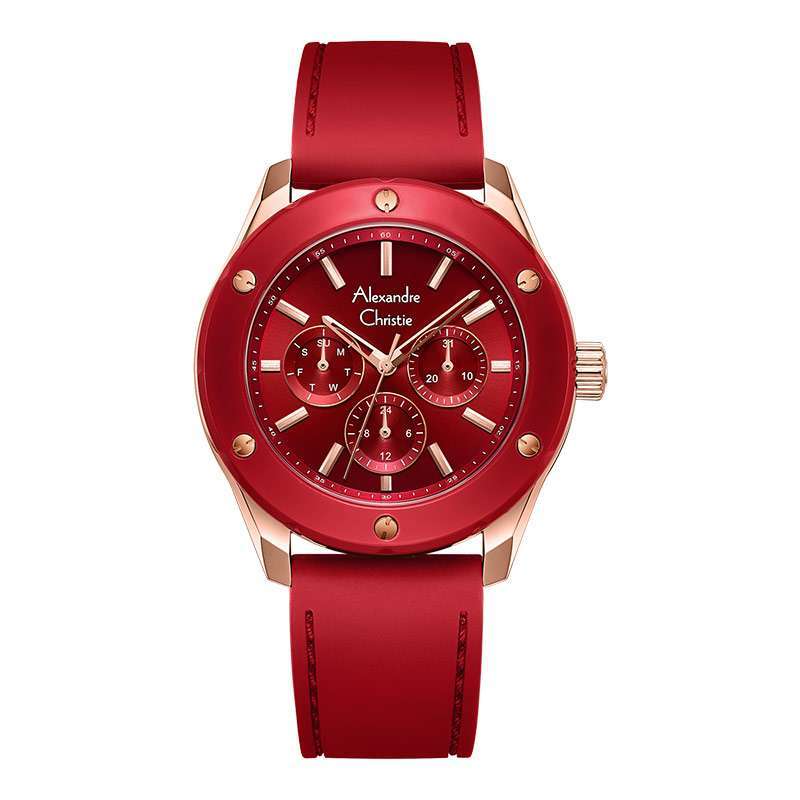 Jual Alexandre Christie Multifunction Ac 2989 Bf Rrgre Ladies Red Dial ...