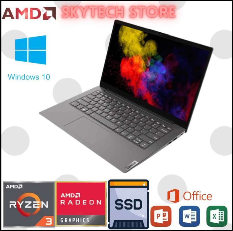 Jual LENOVO V14 AMD RYZEN 3 5300U RAM8GB SSD256GB AMD RADEON WINDOWS 10 ...