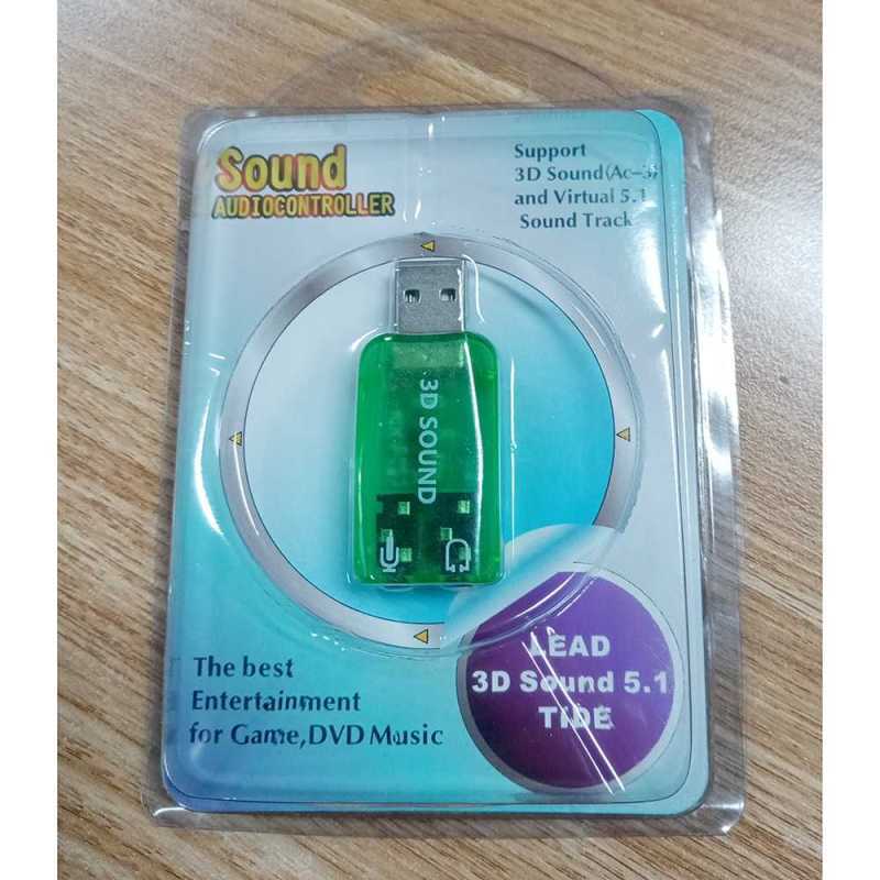 Jual GLO - Sound Card Eksternal USB DSP 5.1 Mono Channel - AC-3 Warna ...