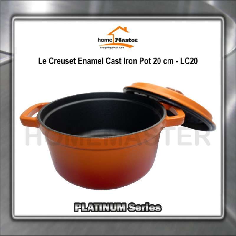 Promo Dutch Oven/Casserole/Enameled Cast Iron/Besi Cor Pot/Panci 20 cm ...