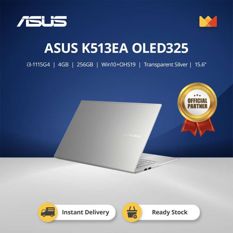 Jual ASUS VivoBook K513EA OLED325 (i3/4GB/256GB/Win10+OHS2019) -Silver ...