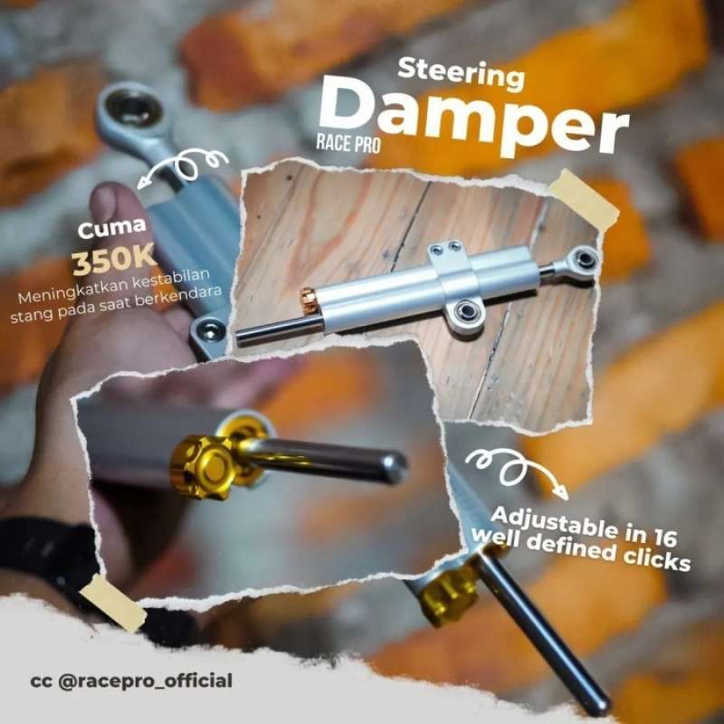 Promo STABILIZER STANG STERING DUMPER RACEPRO Steering Damper NOT ...