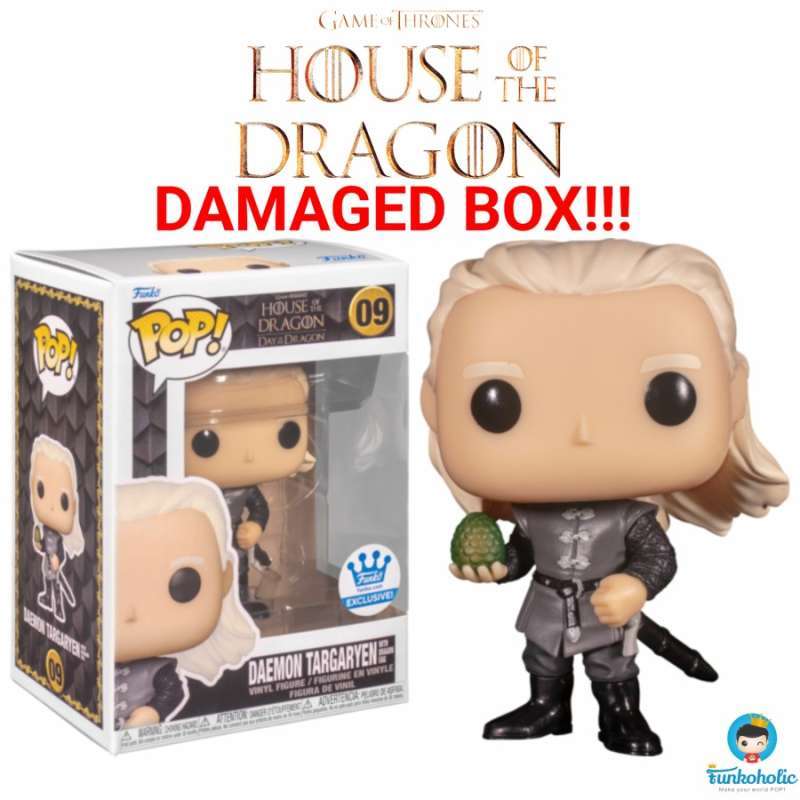 Promo Funko POP! GOT House of the Dragon Daemon Targaryen w/ Egg ...
