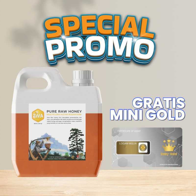 Promo Madu Ziva Pure Raw Honey - Madu Asli 100% Tanpa Campuran Murni Original Lebah Hutan ...