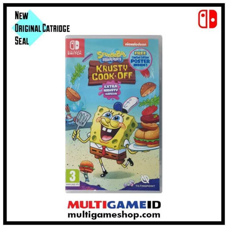 Jual Switch Spongebob Squarepants Krusty Cook-Off - Extra Krusty ...