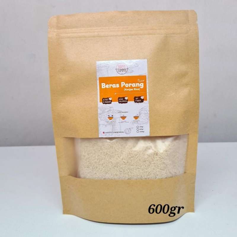 Jual 600gr Happytummy Beras porang instant konjac rice shirataki fukumi ...