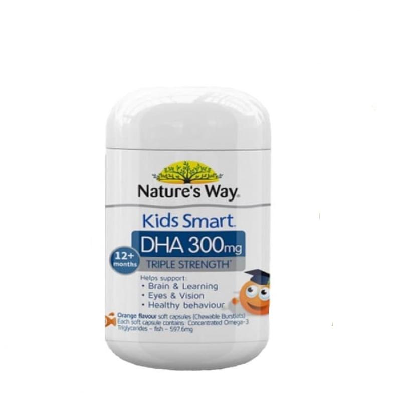 Jual Nature's Way B109 Kids Smart DHA 300mg Triple Strength [50 Soft ...