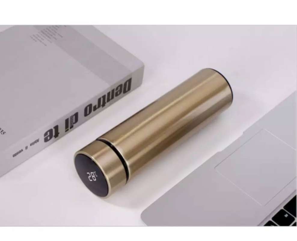 Jual Tumbler Life Polos Led Termos Suhu Temperatur Botol Air Panas ...