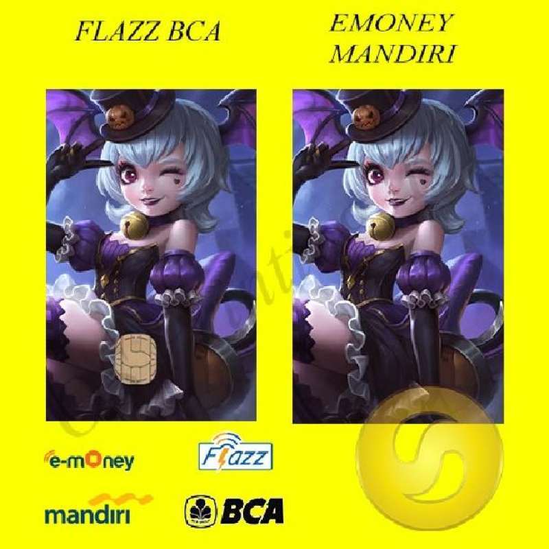 Jual Custom Kartu Flazz Bca Generasi 2 Atau Emoney/saldo 0-edisi Nana ...