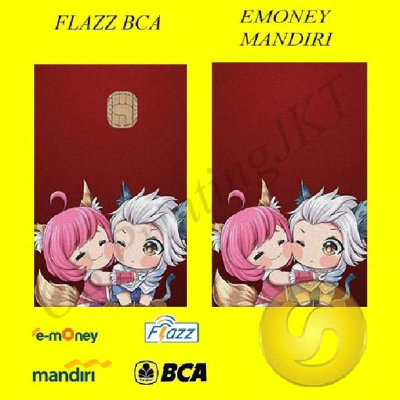 Jual Custom Kartu Flazz Bca Generasi 2 Atau Emoney/saldo 0-edisi Nana ...