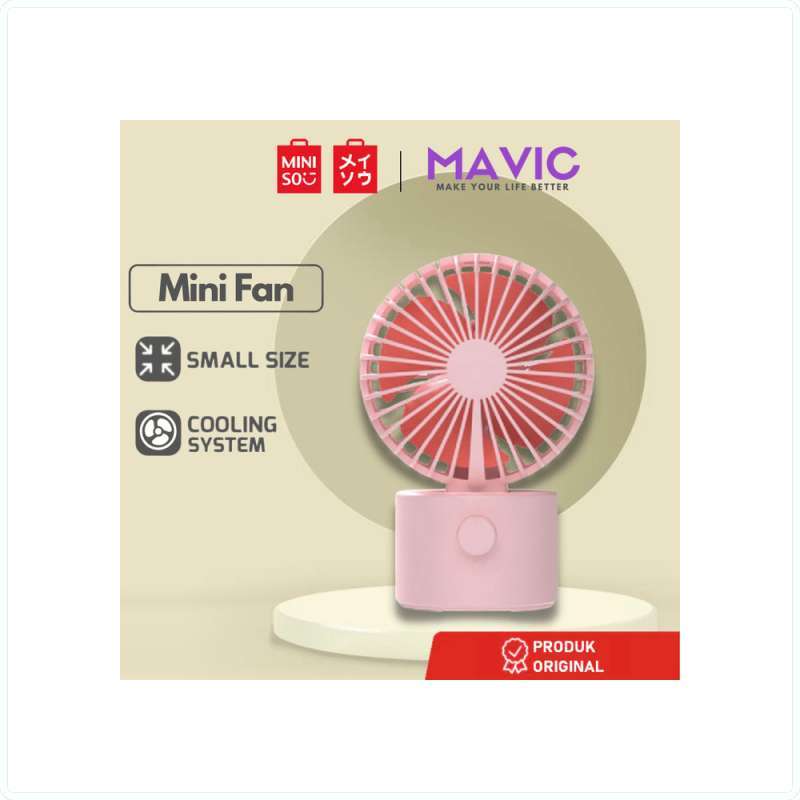 Jual Miniso Mini Shake Head Fan Kipas Angin Usb Mini Desk Oscillating ...