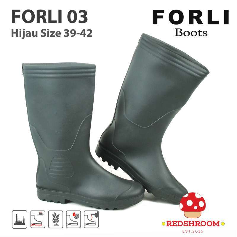 Jual Sepatu Boot Tinggi Forli 03 Hijau - Sepatu Industri Perkebunan ...