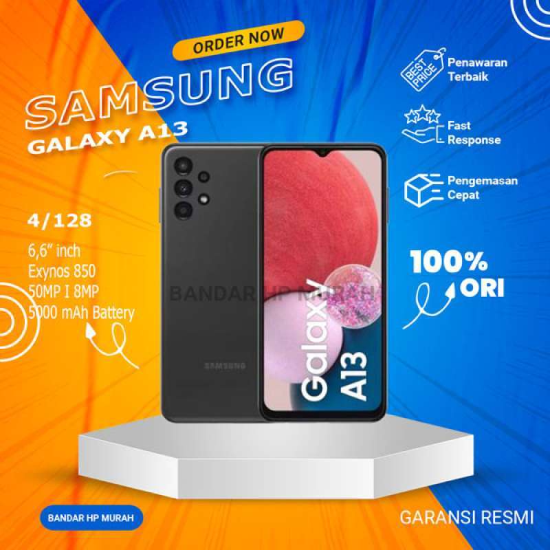 Promo Samsung Galaxy A13 4/128GB - Exynos 850 (8nm) | Layar 6.6 inch ...
