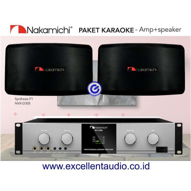 Jual Paket Karaoke Nakamichi Synthesis F1 Nvxd305 Ampli Dan Speaker Karaoke Di Seller Excellent ...