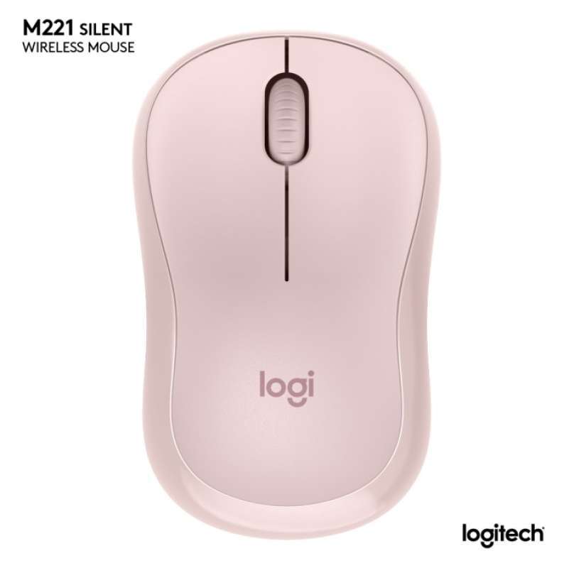 Jual Logitech Mouse Wireless M221 Silent Rose - Wireless Mouse M 221 ...