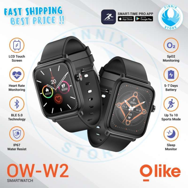 Jual Olike OW-W2 Smartwatch With Blood Pressure Monitor - Garansi Resmi ...