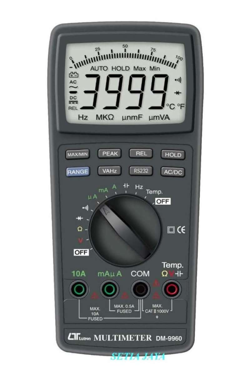 Jual LUTRON DM-9960 Digital Multimeter CAT-III 1000V - Multicolor di Seller Odettee Shop ...