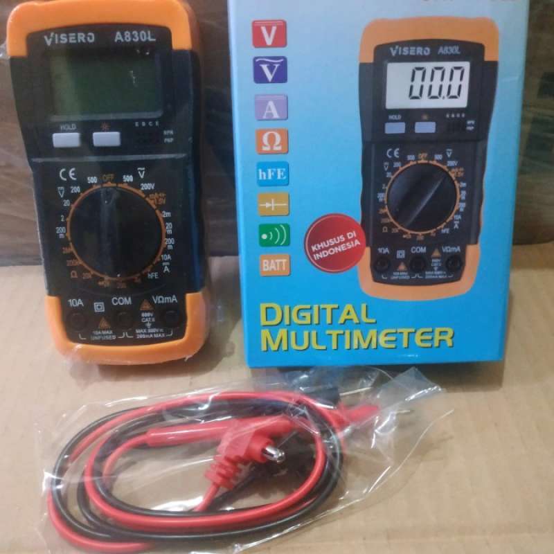 Promo Digital Multimeter Multitester Avometer A830l Visero Diskon 30% ...