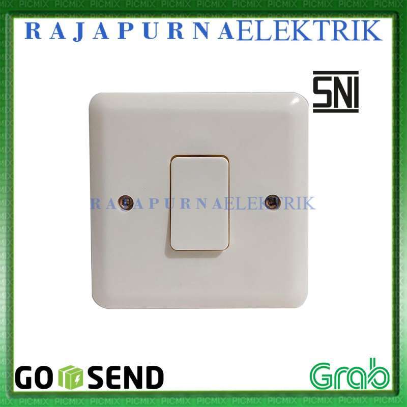 Jual Saklar IB Inbow Single Switch Engkel Tempel MEIKO di Seller ...