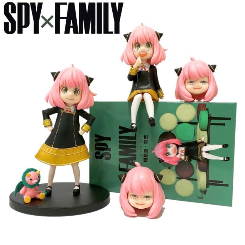 Promo ACTION FIGURE SPY X FAMILY ANYA FORGER CUTE CHIBI FACE TOPPER ...