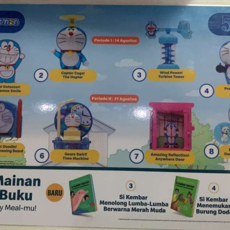 Jual Happy Meals Mcdonalds Doraemon Time Machine 2020 Mesin Waktu ...