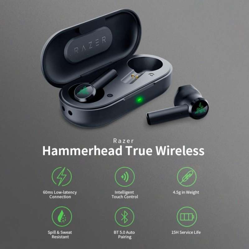 Jual Razer Hammerhead TWS True Wireless Earbuds di Seller Vidsen Online ...