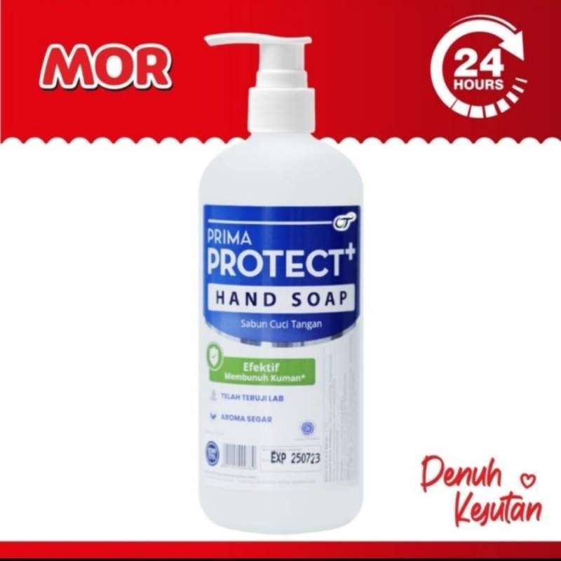Jual Prima Protect Hand Soap Antiseptic Sabun Cuci Tangan 500 Ml Di ...