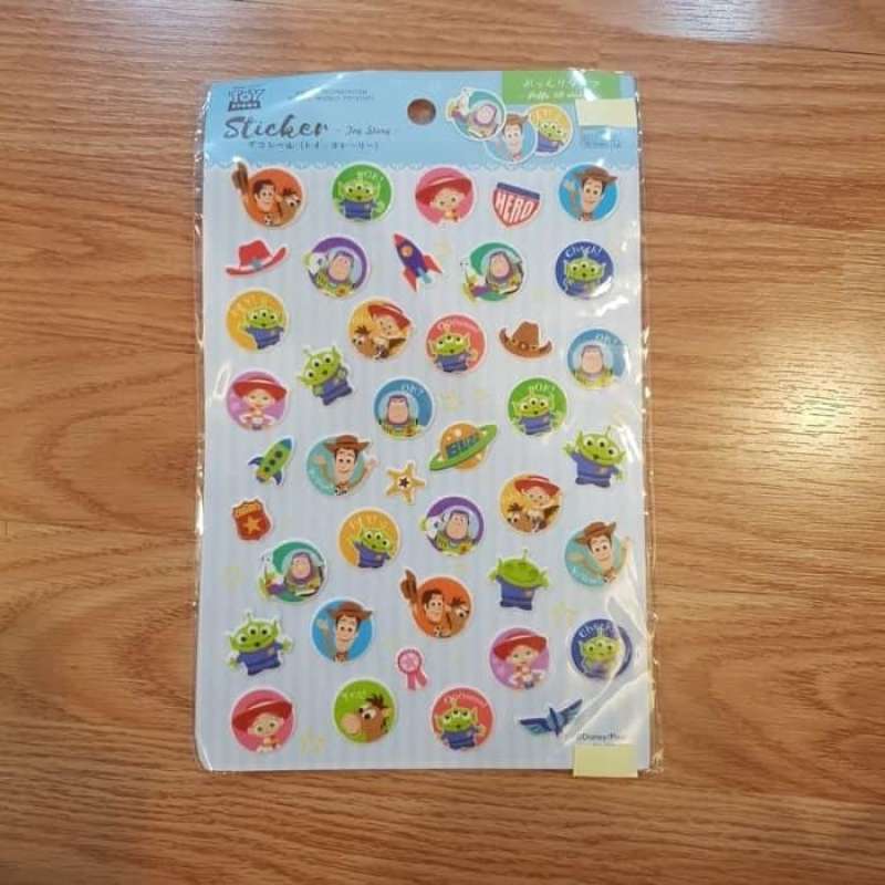 Jual Disney Toy Story Puffy 3D Sticker Stiker Anak Official Disney ...