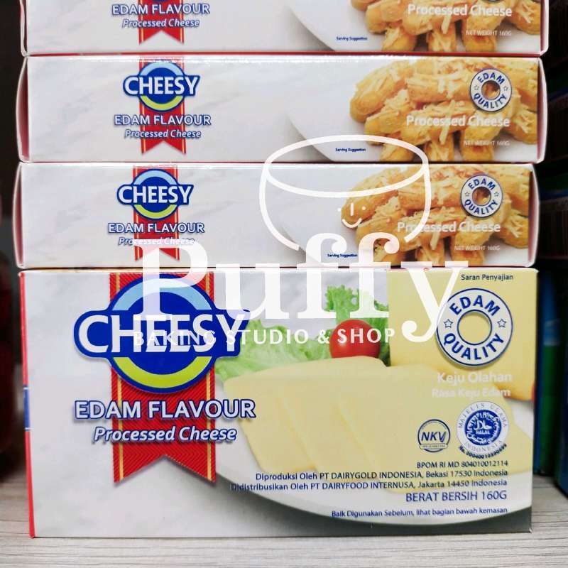 Jual Keju Cheesy flavour Edam 160g di Seller Puffy Baking Shop - Cibatu ...