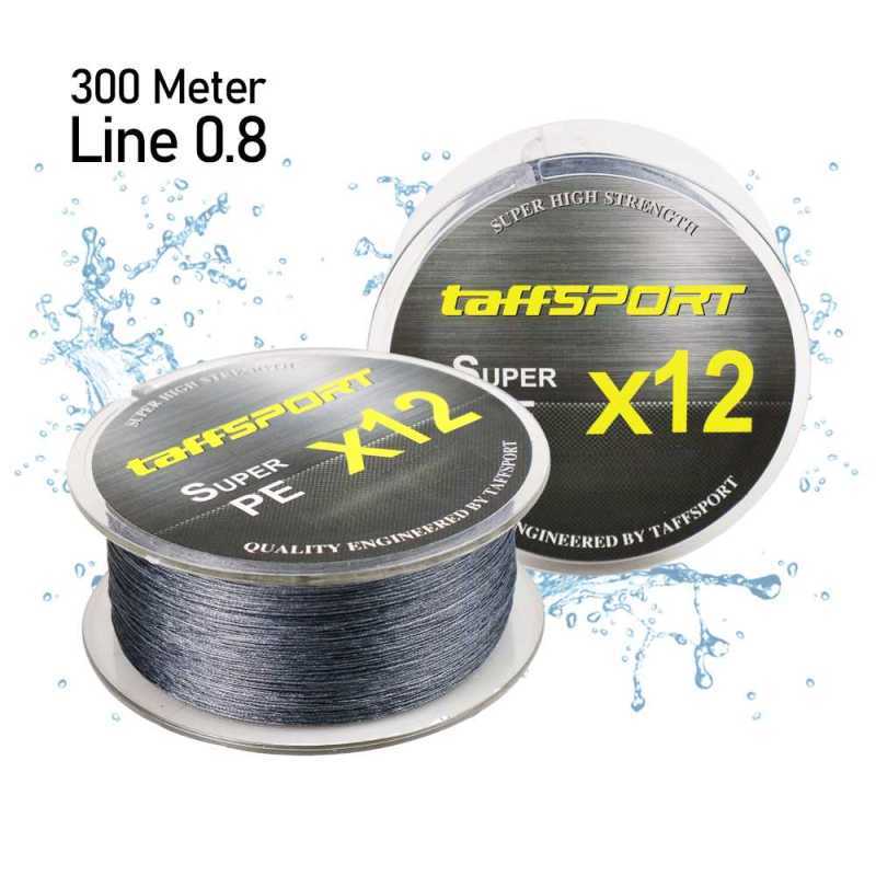 Jual GLO - TaffSPORT Senar Pancing Super PE Braided 300 Meter - X12 Warna Hijau Line 2.0 di ...