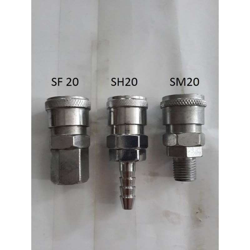 Promo Quick Coupler Sh 20 / Sambung Selang Kompresor Diskon 1% Di ...