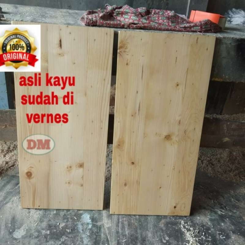 Jual Ambalan Rak Dinding Kayu Papan 80X40X2 - Multicolor di Seller DH ...